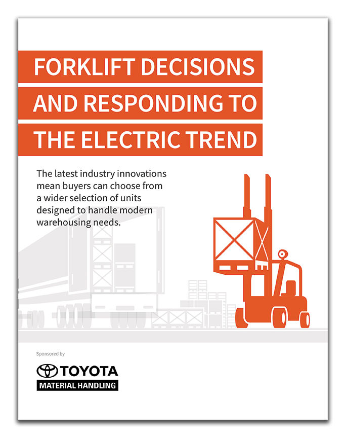 Forklift Decisions and Responding to the Electric Trend | Toyota Forklifts