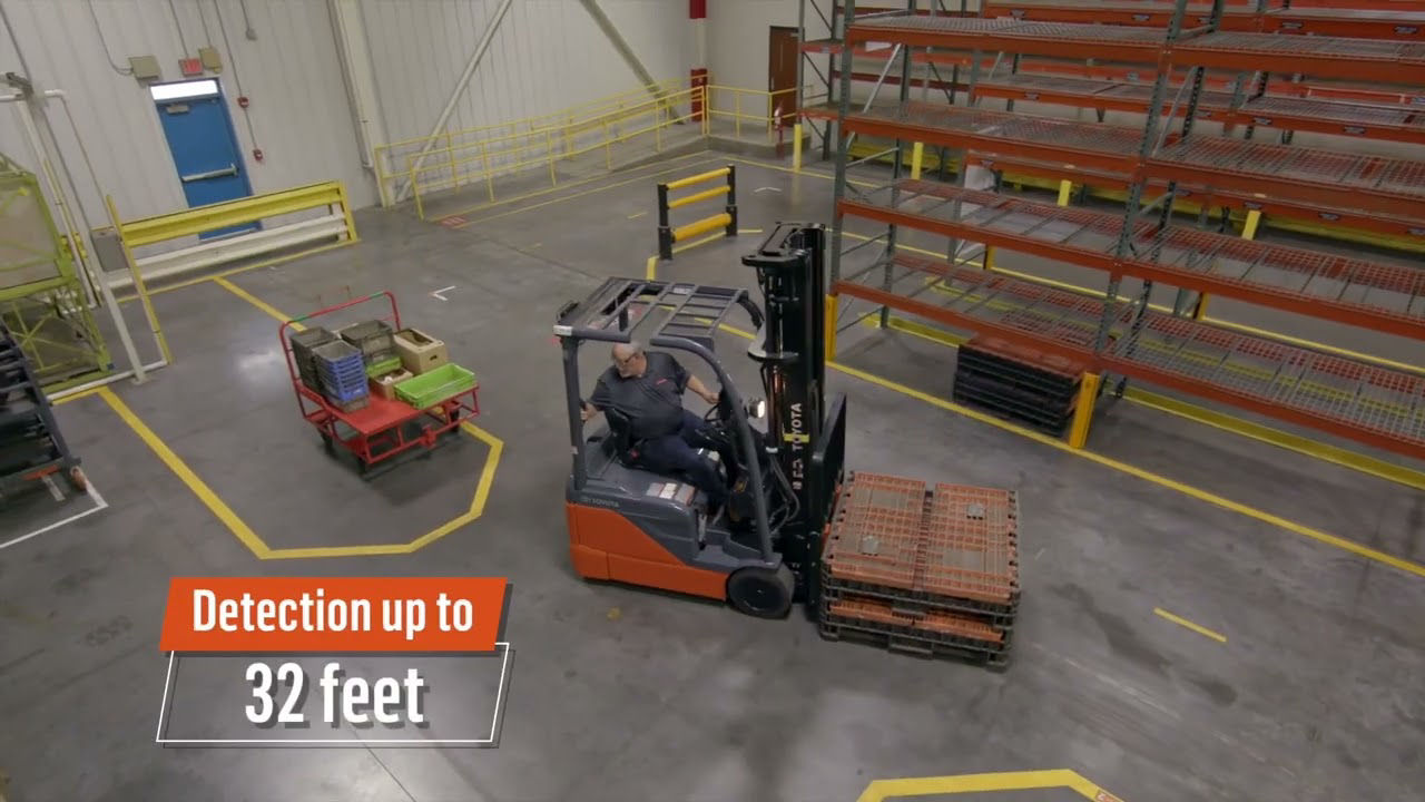 Toyota's SEnS Smart Environment Sensor® (SEnS) | Toyota Forklifts