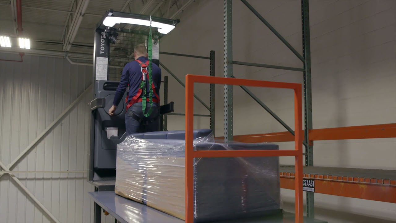 Toyota Furniture Order Picker Video | Toyota Forklifts