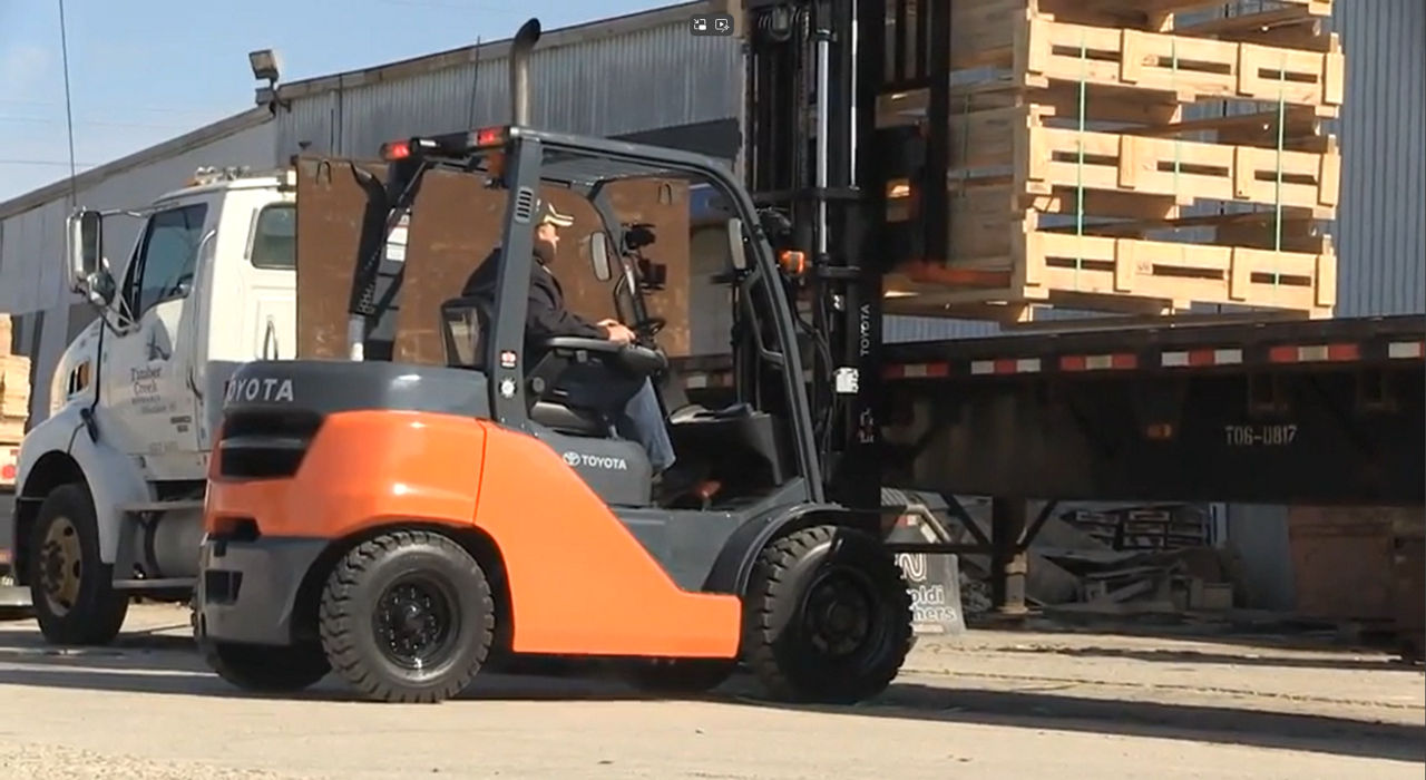 Toyota Mid IC Pneumatic Forklift Official Video | Toyota Forklifts
