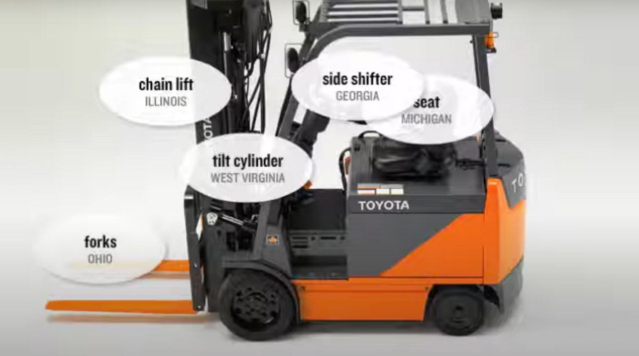 Toyota's Assembled-In-America Pride | Toyota Forklifts